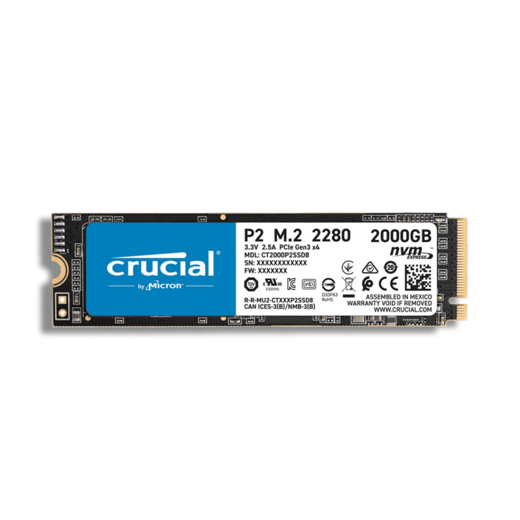 SSD M.2 2280 CRUCIAL 2TB PCIE NVME